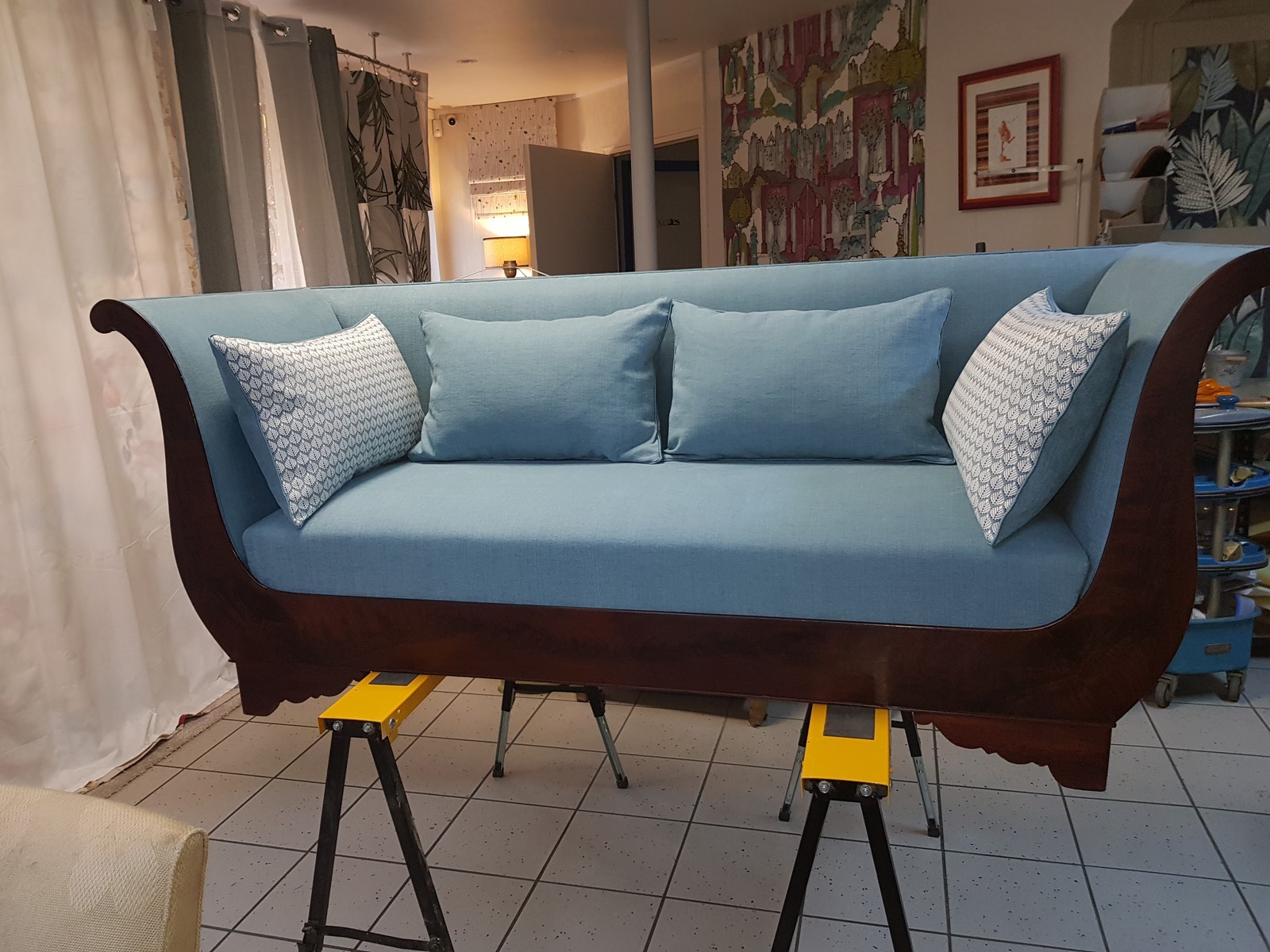 Méridienne De Style EmpireRéfection Complète En Garniture ...